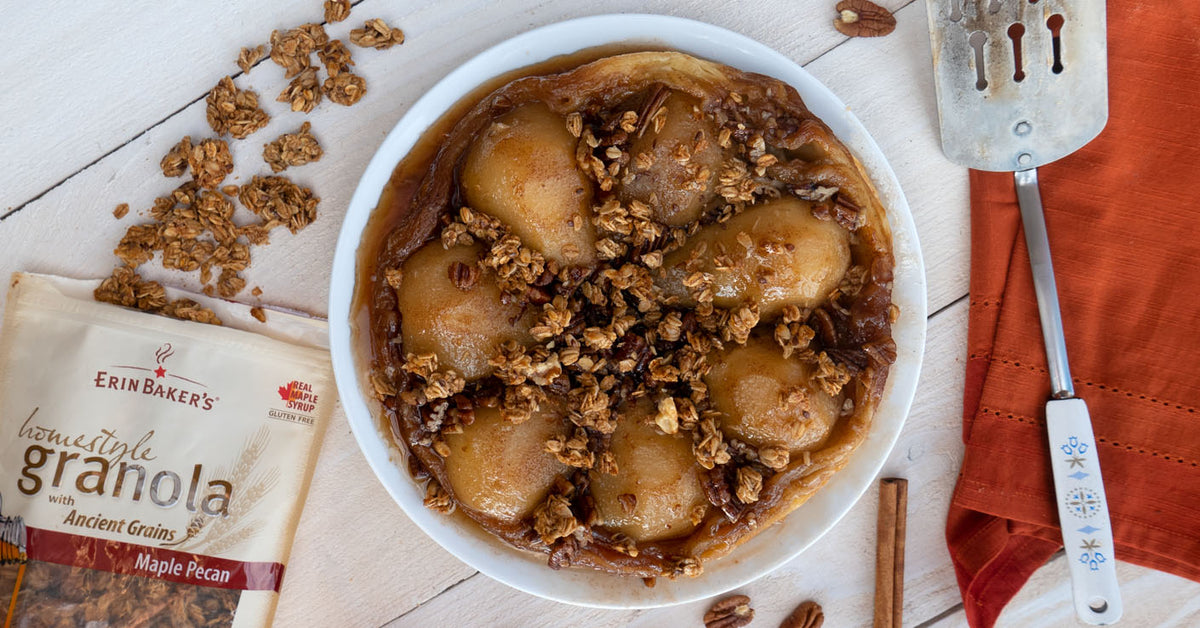 Maple Pecan Pear Tarte Tatin – Erin Baker's®