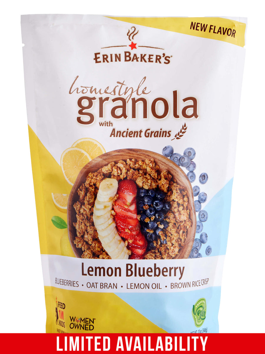 Granola | Lemon Blueberry - $6.99 per bag – Erin Baker's®